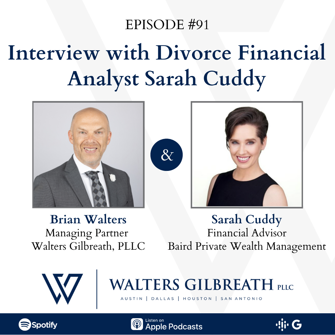 Interviewing CDFA Sarah Cuddy-For Better, Worse, or, Divorce